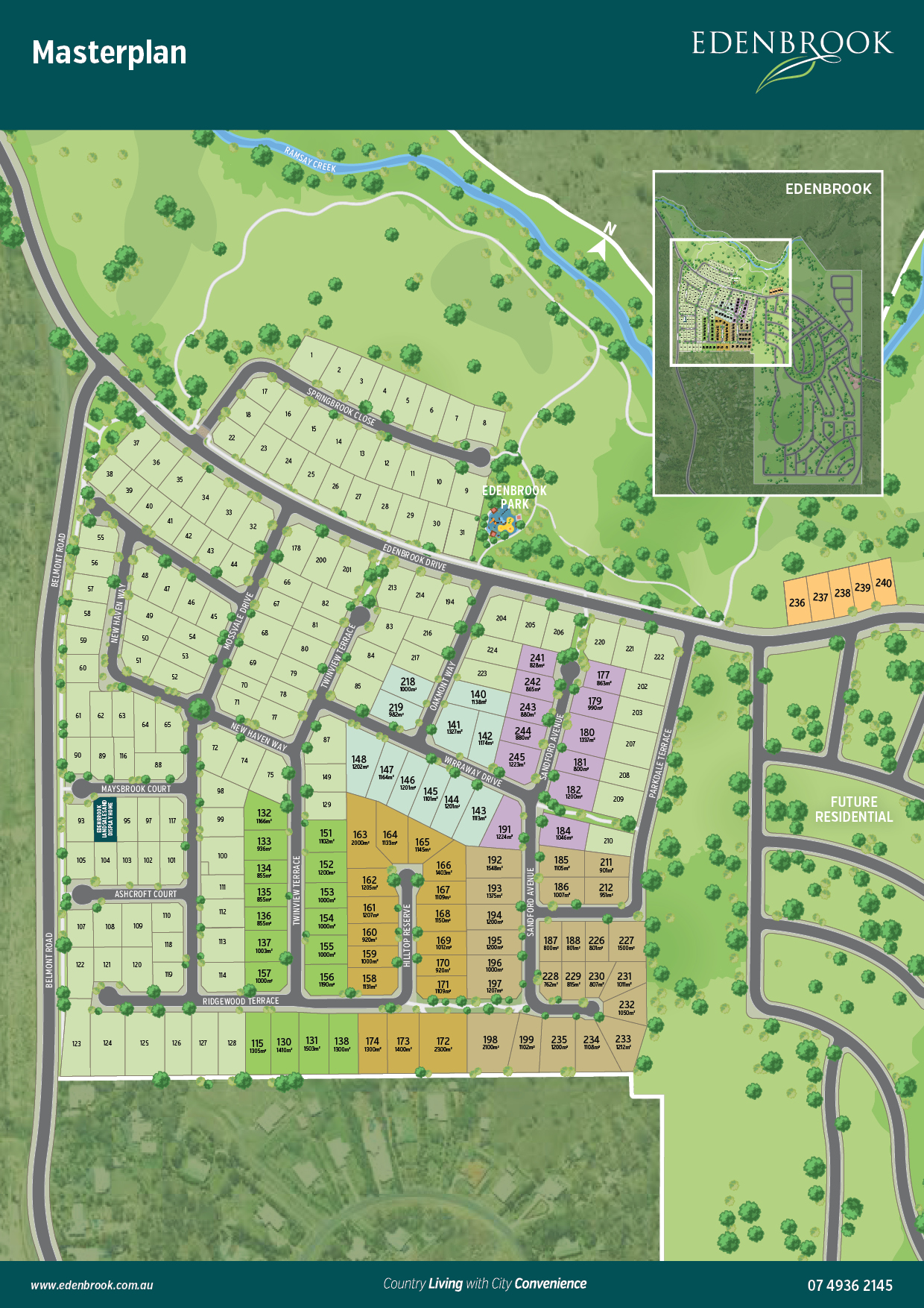 NEW Master Plan - Edenbrook | Rockhampton House and Land for sale ...